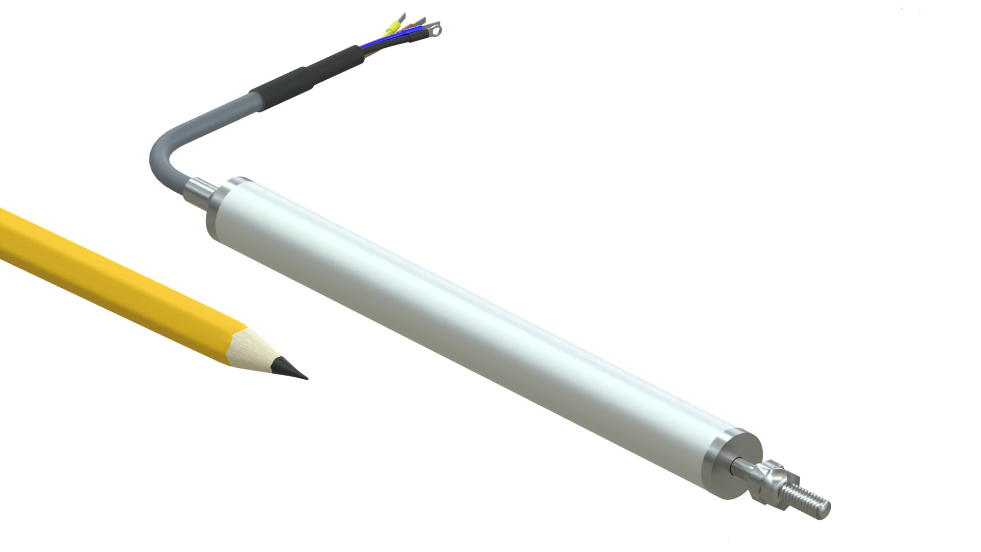 Lpps 12 Linear Potentiometer Position Sensor With Axial Cable Exit
